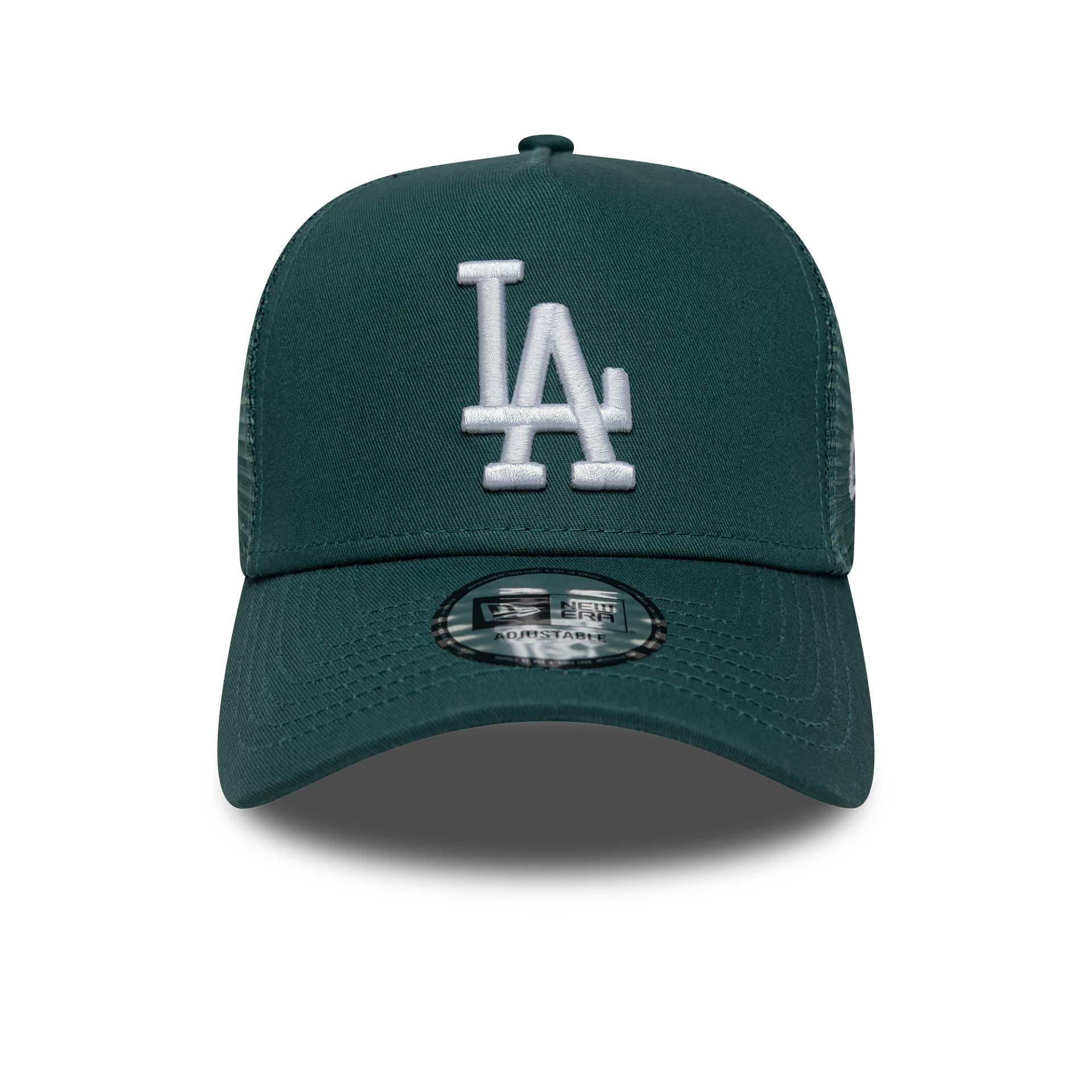 LA Dodgers MLB Dark Green 9FORTY A-Frame Trucker Cap